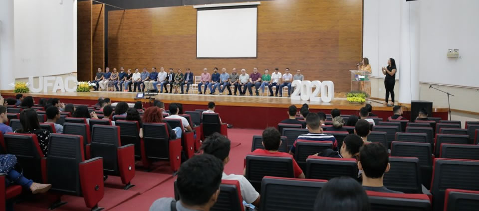 Ufac inicia 1º semestre letivo de 2020 com recepção aos estudantes ...